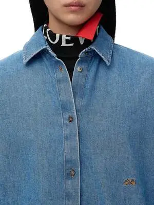 Loewe Batwing Sleeve Denim Shirt - Multicolor