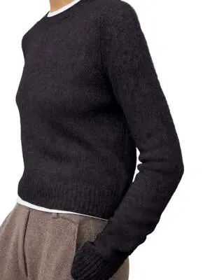 LISA YANG Solene Silk Cashmere Sweater - Black