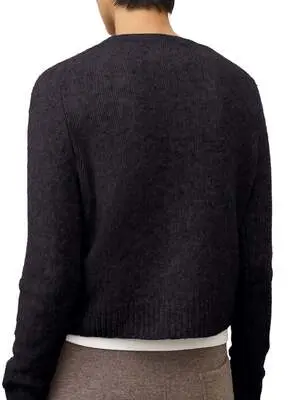 LISA YANG Solene Silk Cashmere Sweater - Black