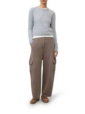 LISA YANG Solene Silk Cashmere Sweater - Gray