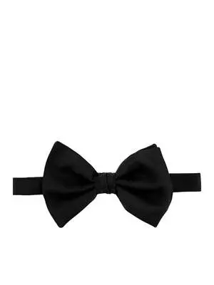 Giorgio Armani Silk Bow Tie - Black