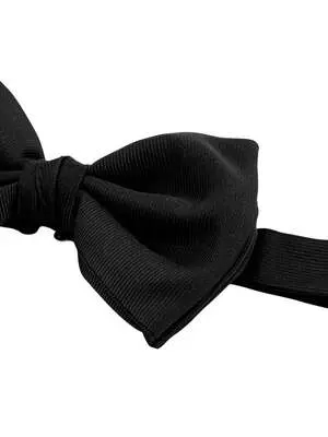 Giorgio Armani Silk Bow Tie - Black
