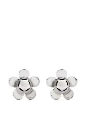 Marc Jacobs Daisy Stud Earrings In Polished Brass