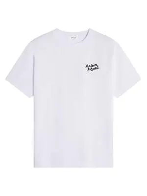 Maison Kitsuné Organic Cotton Mini Tee For - White