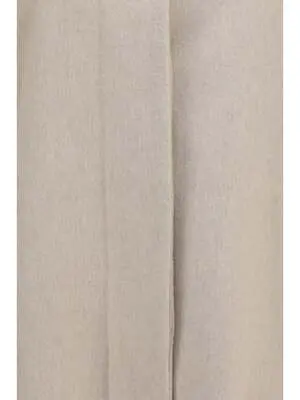 Alaïa Asymmetric Double Face Cashmere Coat - Cream