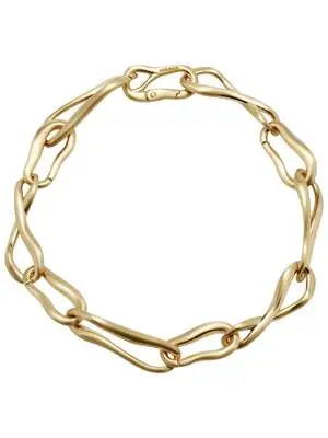 Cult Gaia Brushed Brass Chain Necklace - Gold