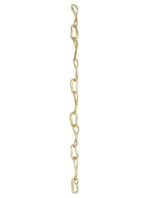 Cult Gaia Brushed Brass Chain Necklace