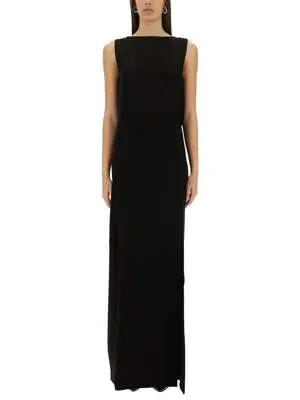 Max Mara Long Dress Creso - Black