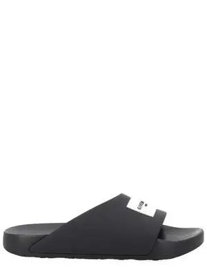 Givenchy Flat Logo Slides - Black