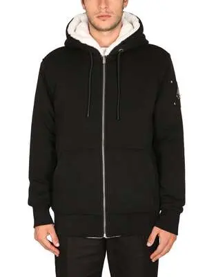 Moose Knuckles Bunny Fleece Back Zip-up Hoodie