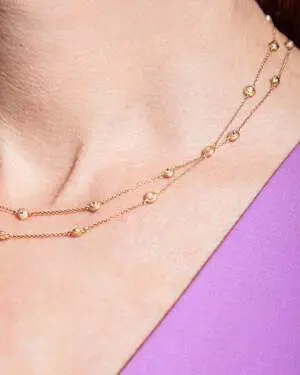 CAMPBELL + CHARLOTTE Sapphire Evolve Station Necklace