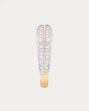 CAMPBELL + CHARLOTTE Diamond Found Rib Curve Band Ring