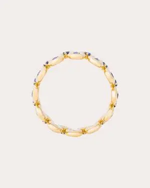 CAMPBELL + CHARLOTTE Found Collection" Sapphire Squiggle Ring