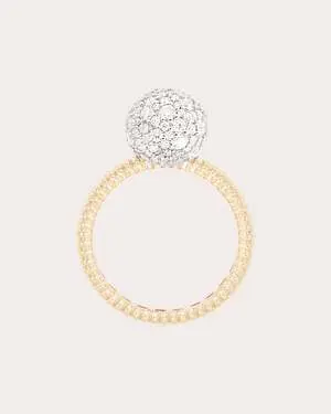 CAMPBELL + CHARLOTTE Diamond Revel Medium Bobble Ring - Gold