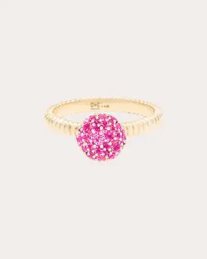 CAMPBELL + CHARLOTTE Sapphire Revel Small Bobble Ring