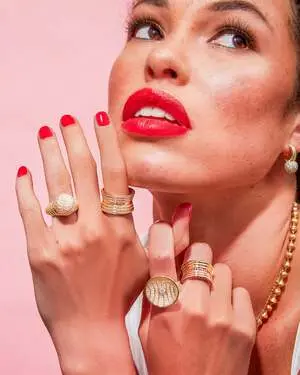 CAMPBELL + CHARLOTTE Diamond Revel Large Dimensional Ring