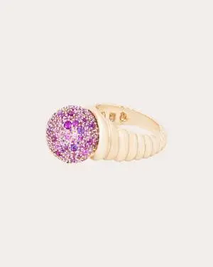 CAMPBELL + CHARLOTTE Amethyst Revel Bobble Cocktail Ring
