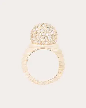 CAMPBELL + CHARLOTTE Diamond Revel Bobble Cocktail Ring - Gold