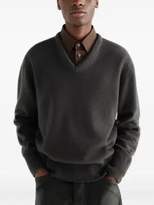 LEMAIRE Cashmere V-necked Sweater