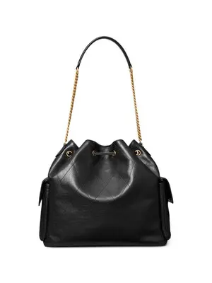 Tory Burch Charlie Large Leather Shoulder Bag