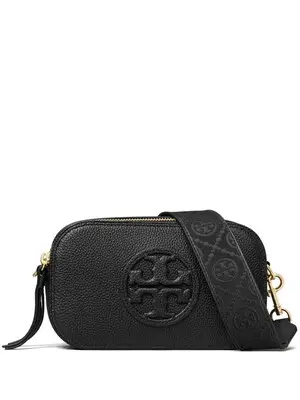 Tory Burch Miller Mini Leather Crossbody Bag - Black
