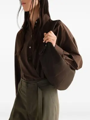LEMAIRE Fortune Croissant Shoulder Bag - Brown