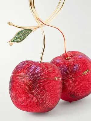 Judith Leiber Crystal Cherries Clutch