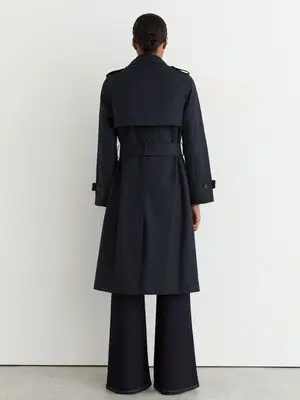 REISS Azura Hooded Insert Trench Coat