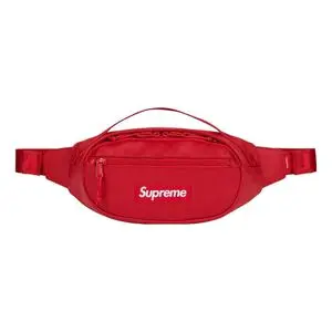 Supreme Leather Shoulder Bag - Red