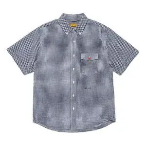 HUMAN MADE Check B.d S/s Shirt - Blue