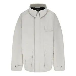 Balenciaga Technical Ripstop Parka Jacket - Beige