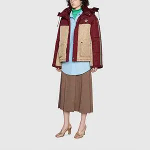 Gucci Gg Parachute Nylon Padded Jacket