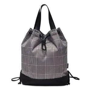 CONVERSE Plaid Bucket Bag