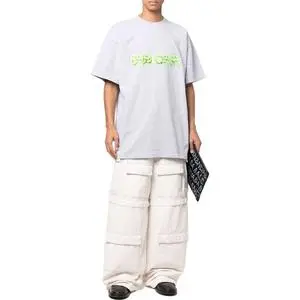 Balenciaga Slime Oversized T-shirt 'grey Green