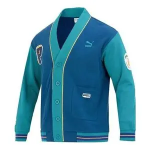 PUMA Team Badge V-neck Jacket