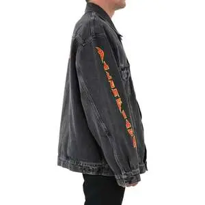 Balenciaga Metallica Oversized Denim Jacket