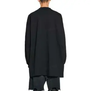 Balenciaga X Adidas Long Sleeve Oversized T-shirt - Black