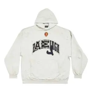 Balenciaga Skater Hoodie Oversized - White