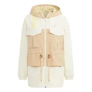 Adidas Neo Utility Windbreaker Jacket - Beige/white