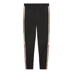 Gucci Gabardine Stretch Pant With Stripe