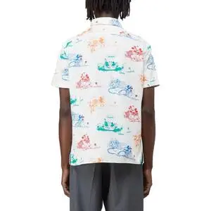 Gucci X Disney Mickey And Minnie Camp Collar Shirt
