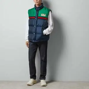 Gucci Padded Vest - Navy