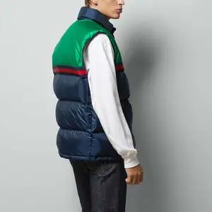 Gucci Padded Vest - Navy