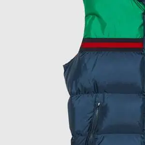 Gucci Padded Vest - Navy