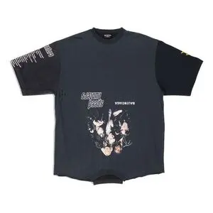 Balenciaga Balenciaga Speed Hunters Upside Down T-Shirt Black Faded