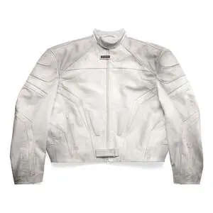 Balenciaga Biker Jacket Oversized - White