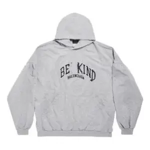 Balenciaga Be Kind Round Hoodie Oversized