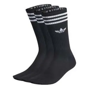 Adidas Originals Mid-cut Socks 3 Pairs - Black