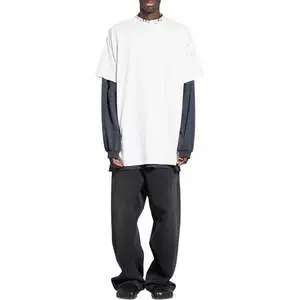 Balenciaga Oversized Pierced T-shirt