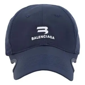 Balenciaga Sporty B Notch Visor Cap - Blue